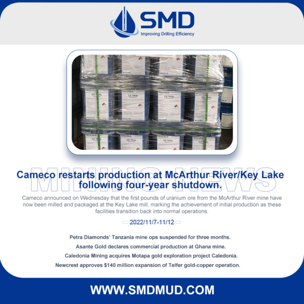Cameco restarts production at McArthur River/Key Lake following four ...